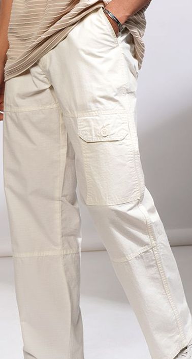 Buy HIGHLANDER Men Ribstop Dobby Multi Pocket Cargo Pant - Trousers for ...