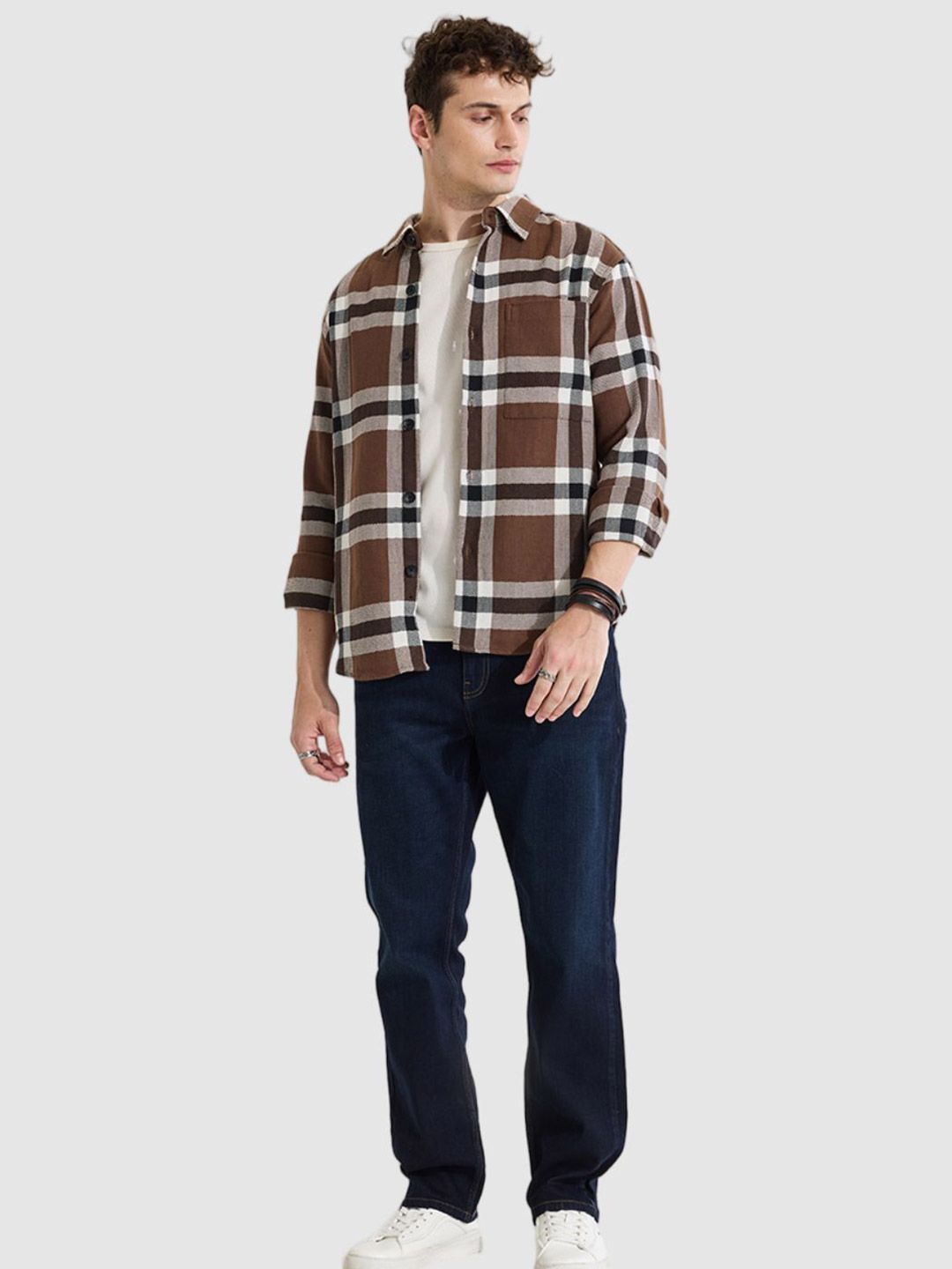 Buy Snitch Men Navy Regular Fit Jeans - Jeans for Men 32843740 | Myntra