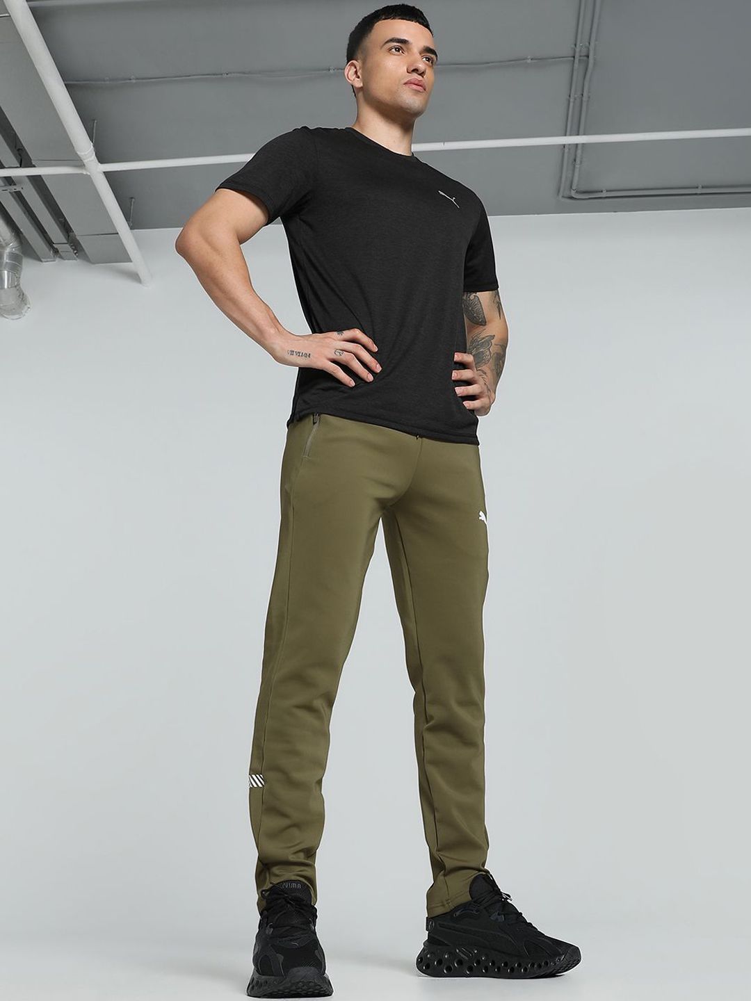 Buy Puma Graphic Men Slim Fit Track Pants - Track Pants for Men ...