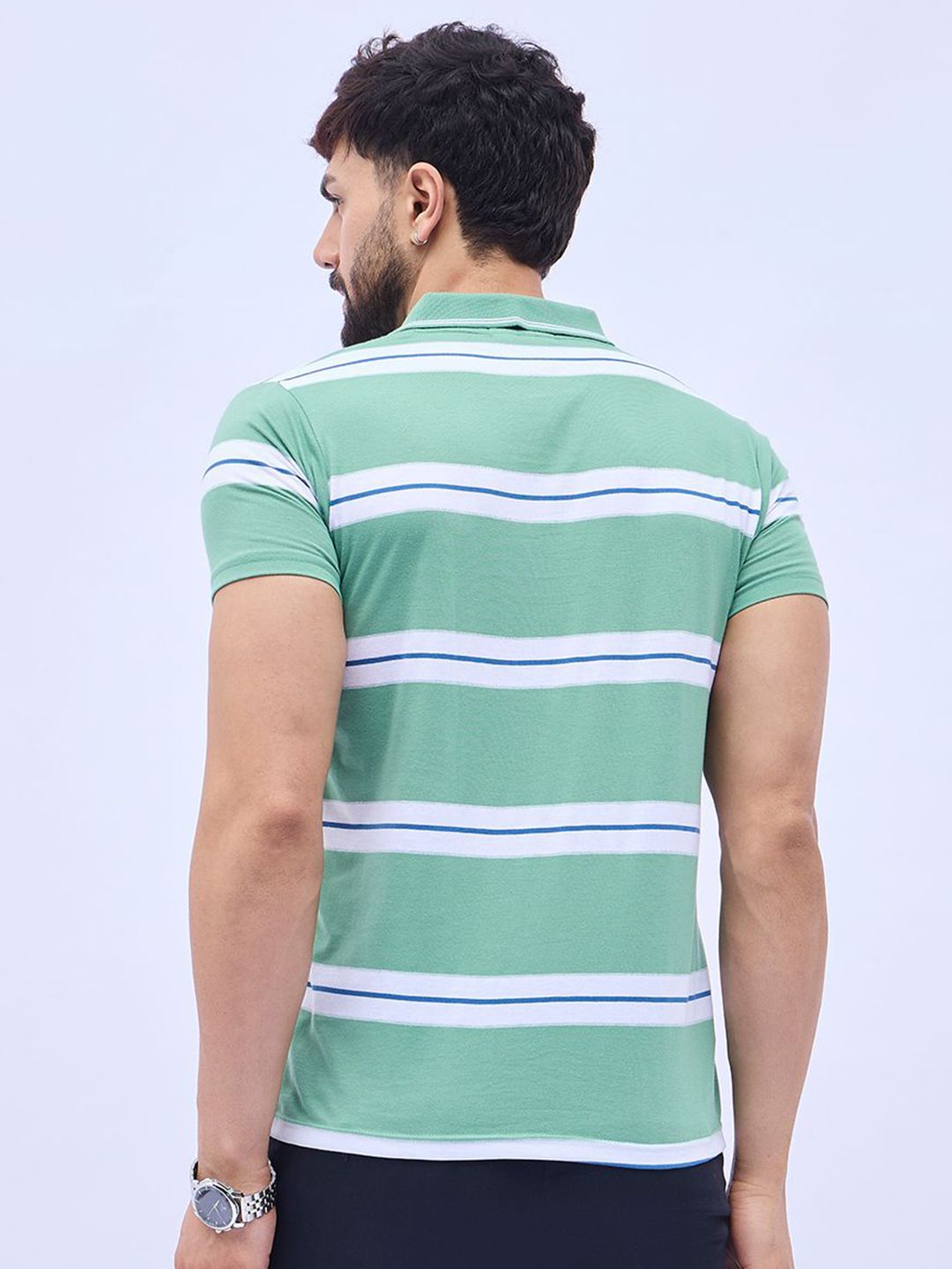 Buy ARRAY Men Brand Logo Printed Polo Collar T Shirt - Tshirts for Men ...