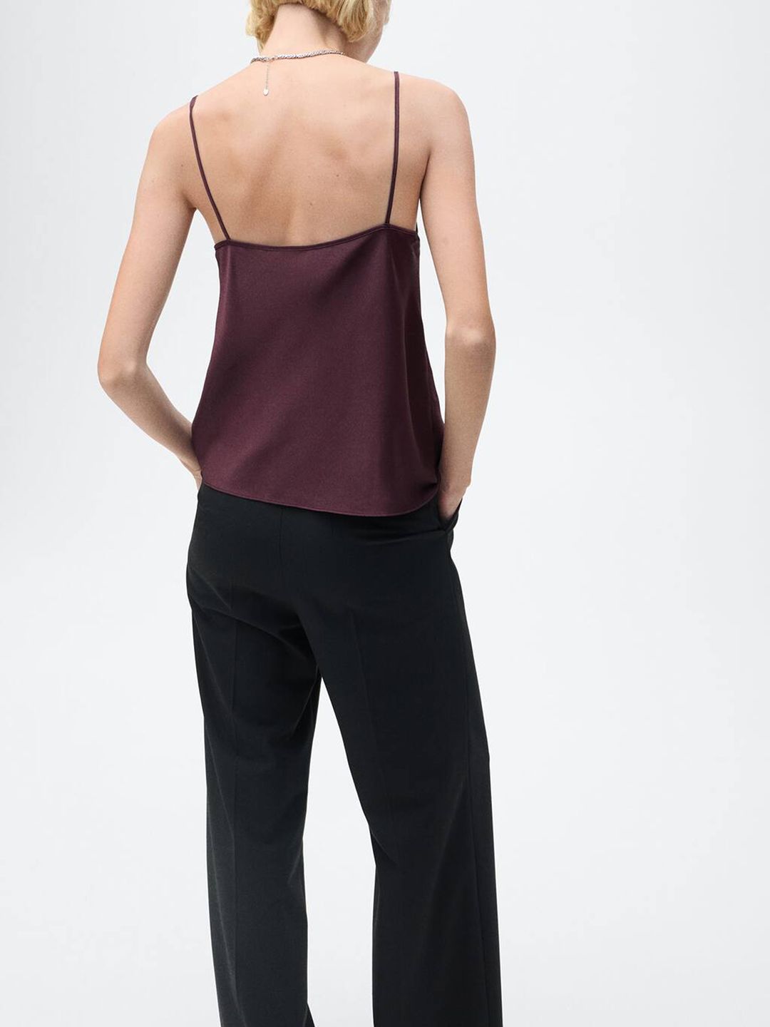 Buy MANGO Satin Finish Cami Top - Tops for Women 32715891 | Myntra