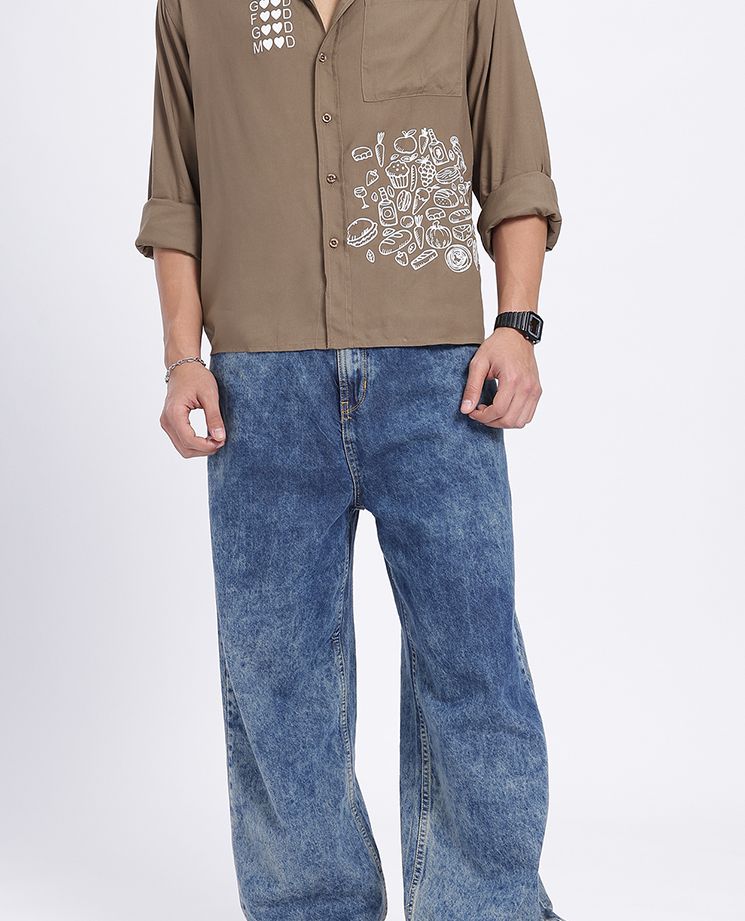 Buy Glitchez Printed Relaxed Fit Shirt - Shirts for Men 31633513 | Myntra