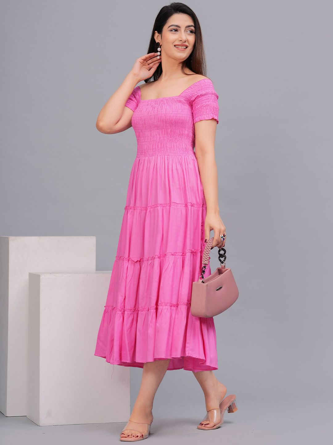 Buy Fmkcreation Fit & Flare Maxi Dress - Dresses for Women 32283721 ...