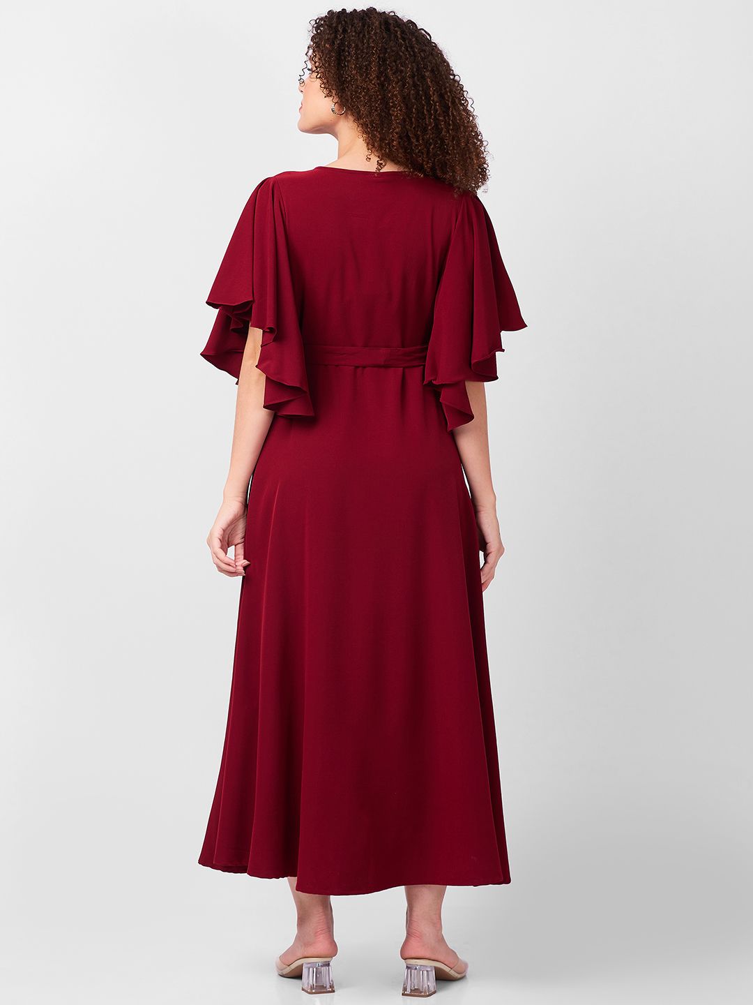 Buy Iti Flared Sleeve Midi Dress - Dresses for Women 32429277 | Myntra