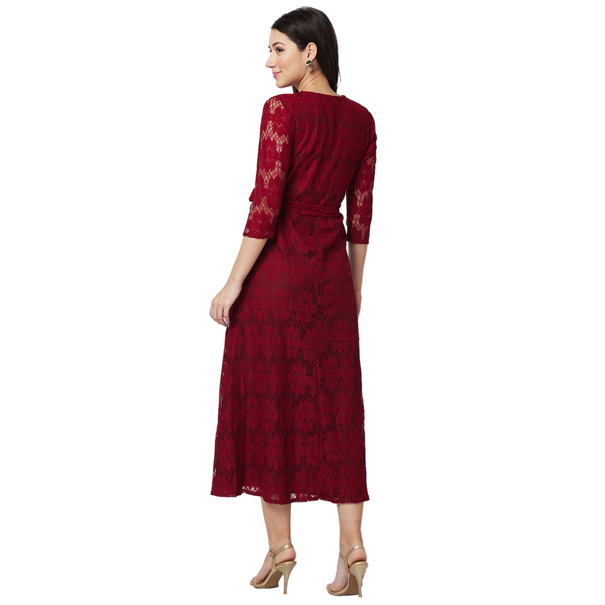 Buy Iti Lace Maxi Dress - Dresses for Women 32429180 | Myntra