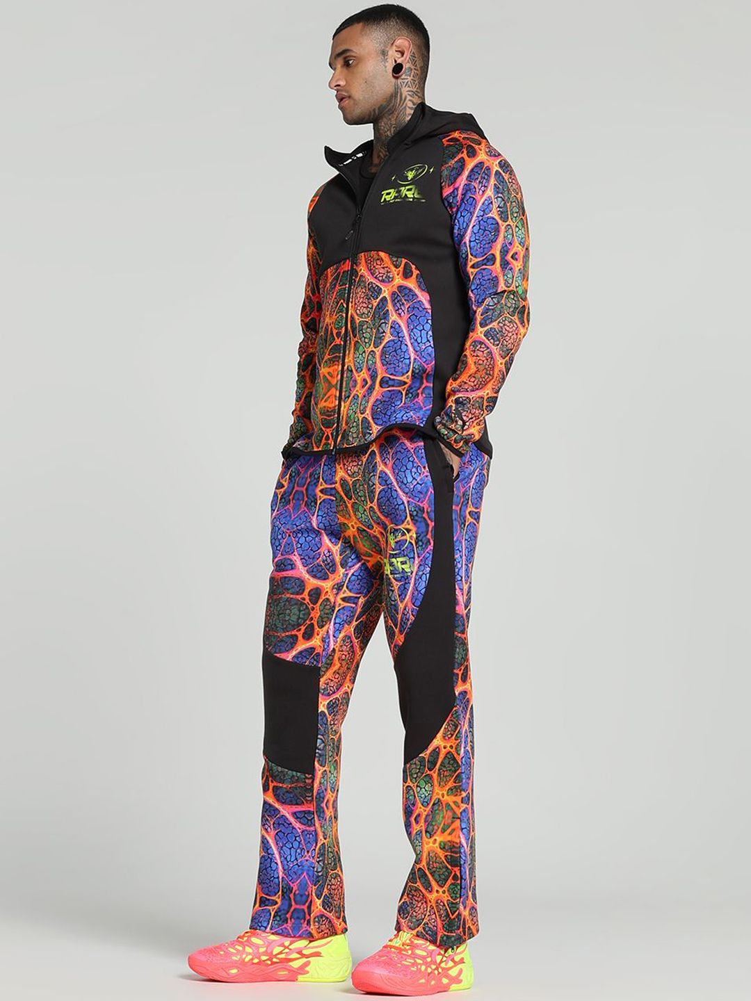 Buy Puma Melo Alien Skins Dime Men Printed Pure Cotton Basketball Pants ...