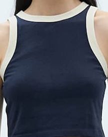 Buy MANGO Contrast Trims Crop Top - Tops for Women 31973224 | Myntra