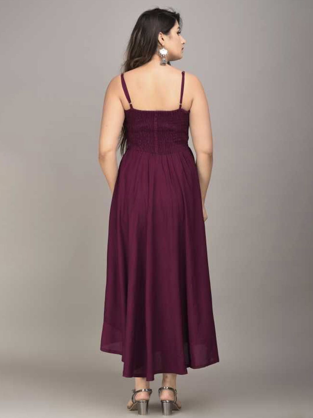 Buy VYMO Women Fit & Flare Maxi Dress - Dresses for Women 32248065 | Myntra