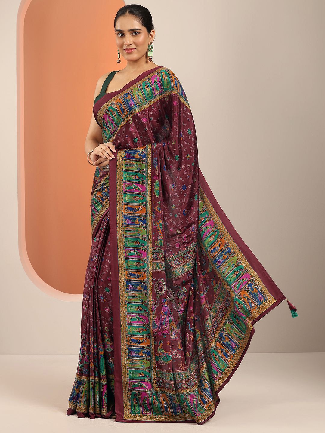 Buy Libas Tribal Printed Saree - Sarees for Women 35814325 | Myntra