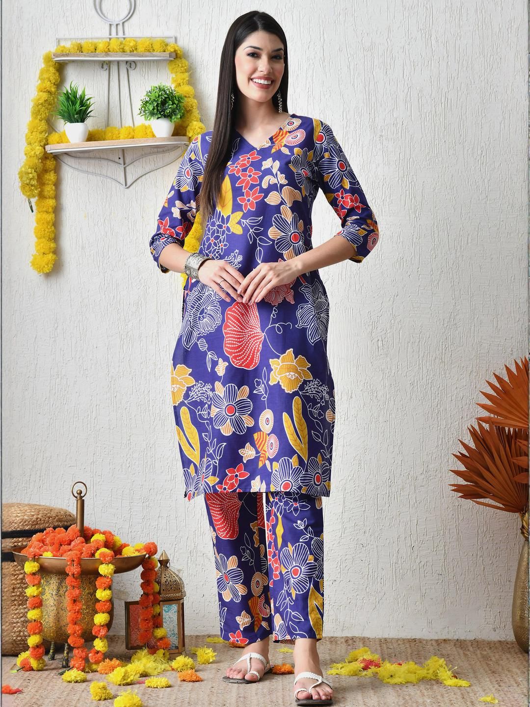 Buy KJFAB Women Pure Cotton Kurta Sets - Kurta Sets for Women 36106551 ...