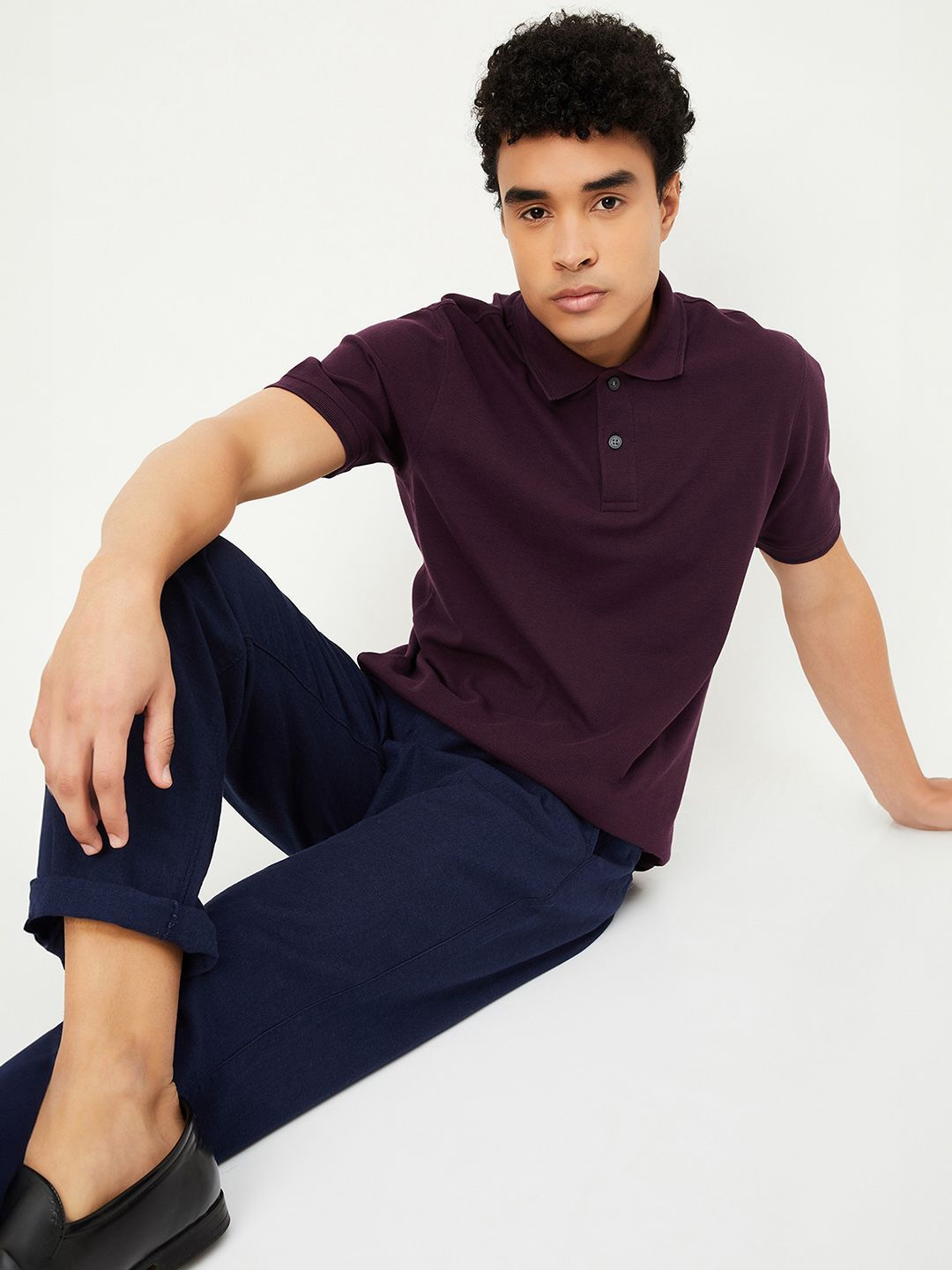 Buy Max Polo Collar Short Sleeves T Shirt - Tshirts for Men 34839512 ...