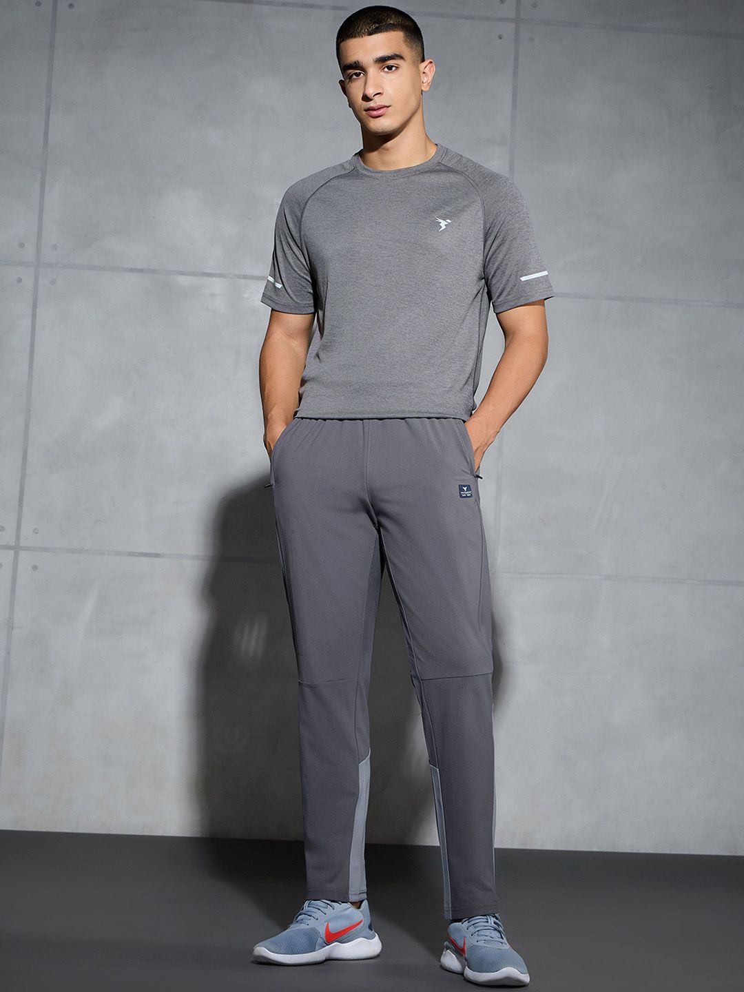 Buy Technosport Men Straight Fit Track Pants Duracool + - Track Pants ...