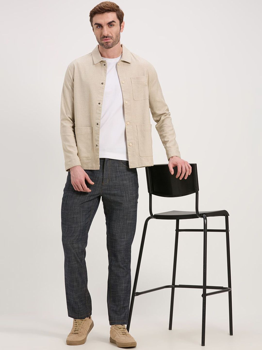 Buy ONEMILE Men Self Design Tailored Jacket - Jackets for Men 34945559 ...