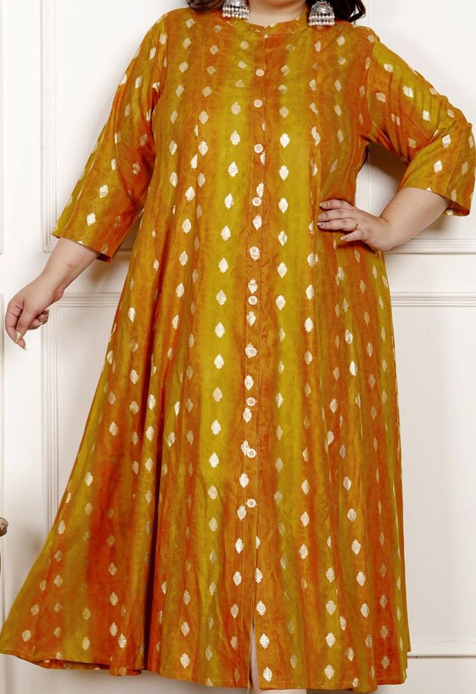 Buy Swasti Women Ethnic Motifs Print Maxi Dress - Dresses for Women ...