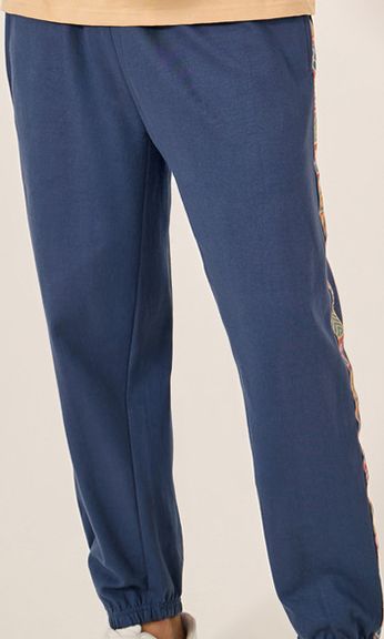 Buy Styli Men Side Patterned Stripes Relaxed Fit Joggers - Track Pants ...