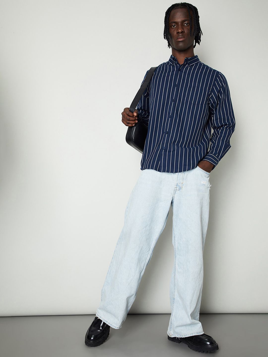 Buy Max Men Opaque Striped Casual Shirt - Shirts for Men 33041371 | Myntra