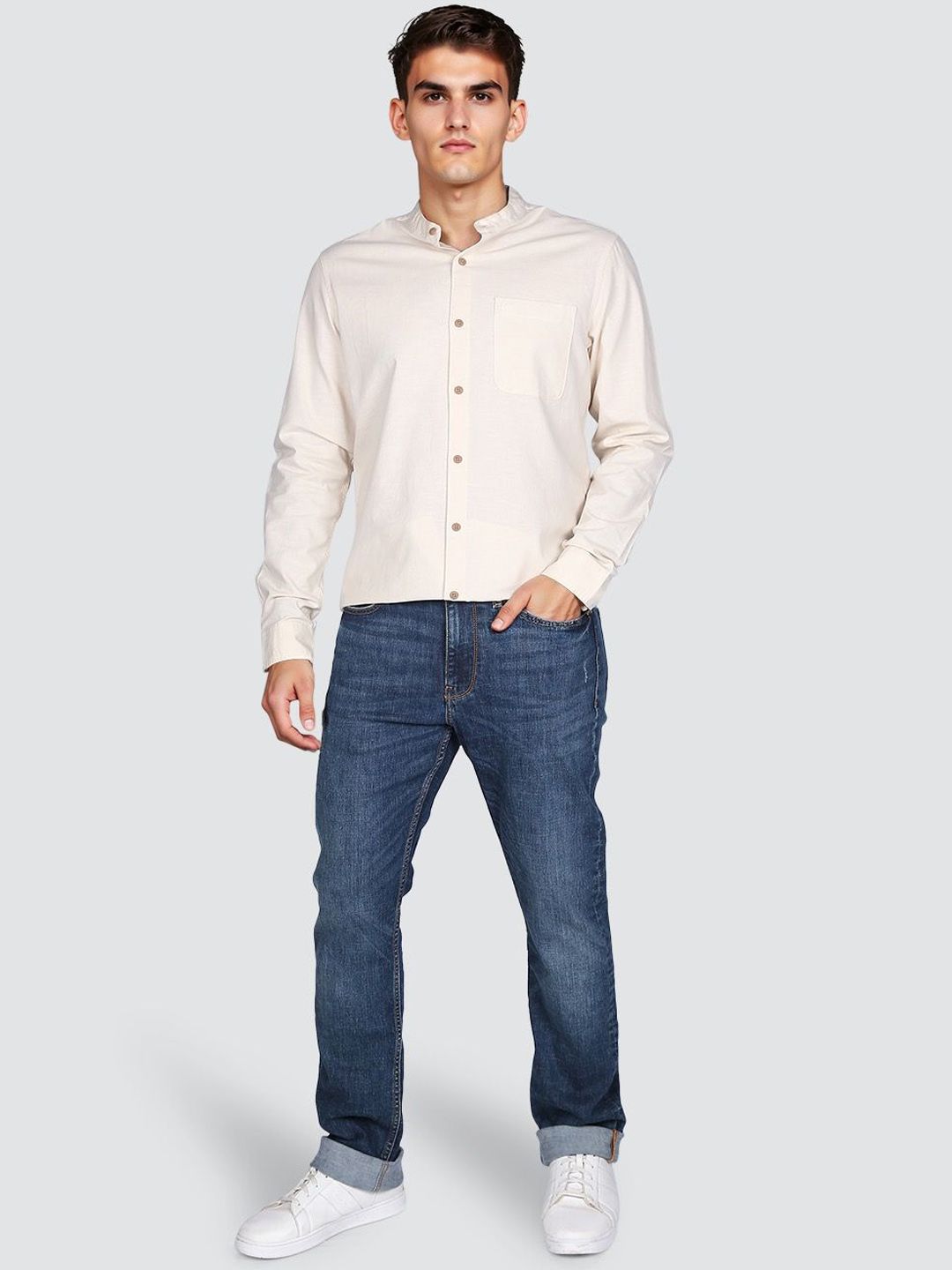 Buy Lee Rodeo Straight Fit Mid Rise Light Fade Stretchable Jeans ...