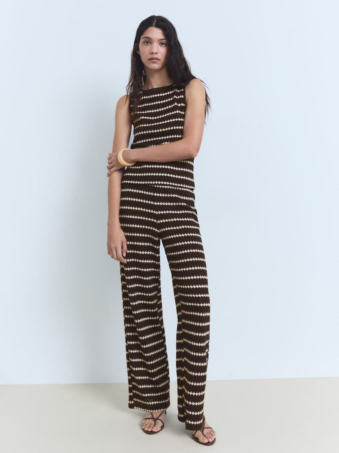 Buy MANGO Striped Knit Top - Tops for Women 33930840 | Myntra