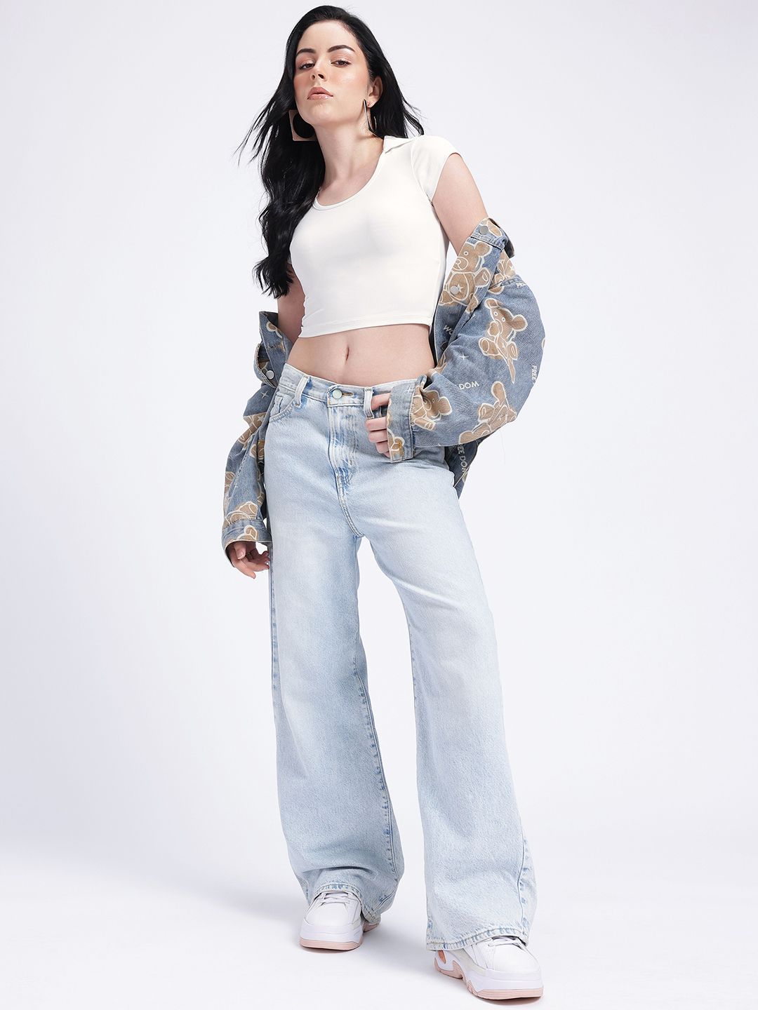 Buy Glitchez Basics Crop Fitted Top - Tops for Women 31535153 | Myntra