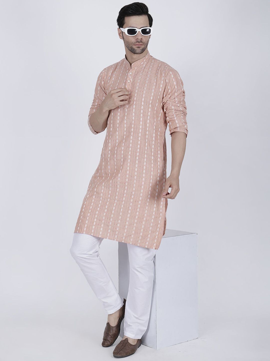 Buy JASHNA Men Regular Kurta With Pyjamas - Kurta Sets for Men 33998409 ...