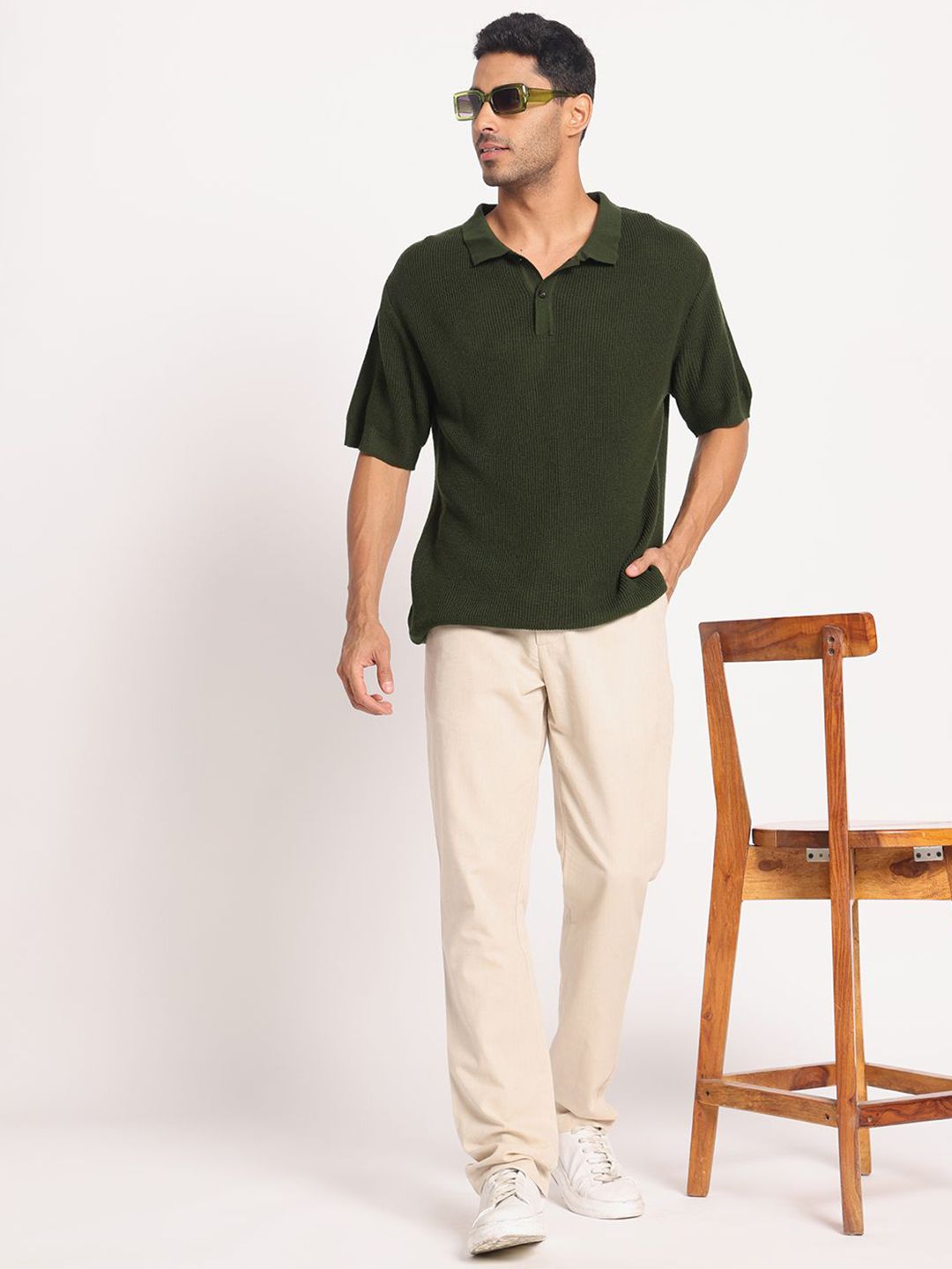 Buy GENTLEREN Men Relaxed Mid Rise Trousers - Trousers for Men 33989971 ...