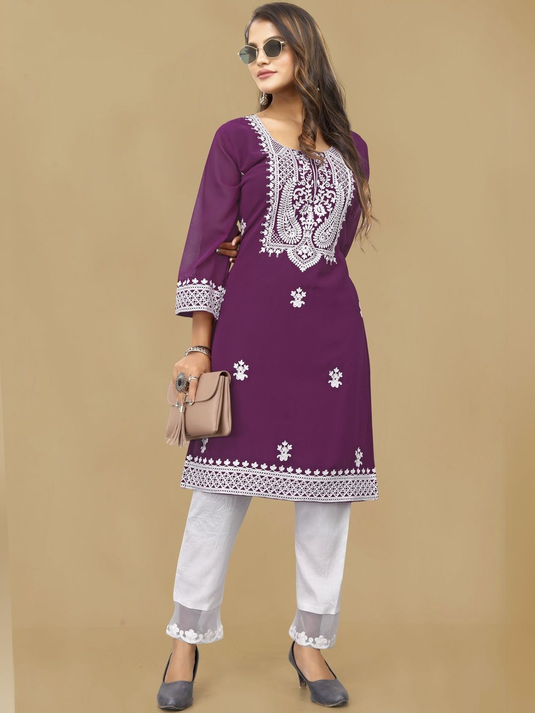 Buy Snizvi Women Printed Regular Kurta With Pyjamas - Kurta Sets for ...