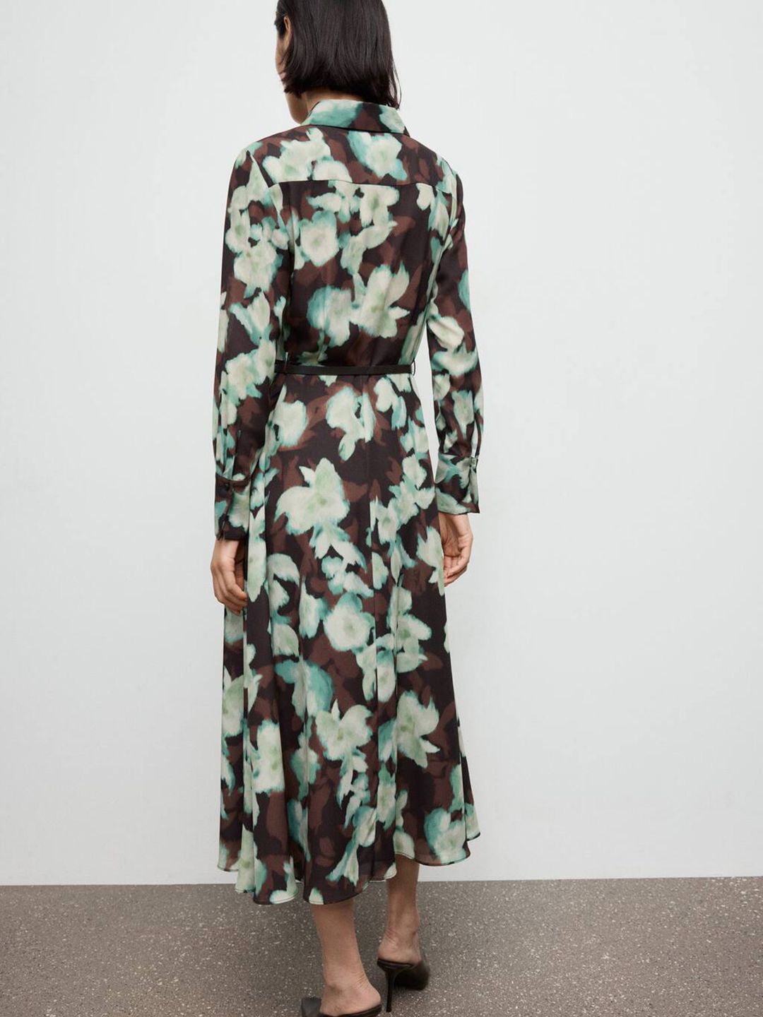 Buy MANGO Floral Print Shirt Midi Dress - Dresses for Women 37886268 ...
