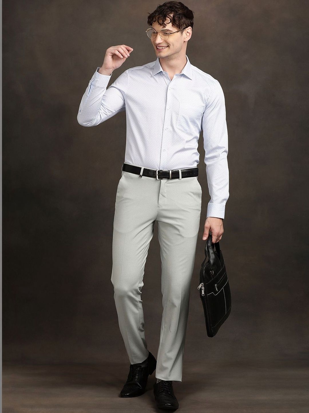 Buy Turtle Men Standard Slim Fit Printed Formal Shirt - Shirts for Men ...