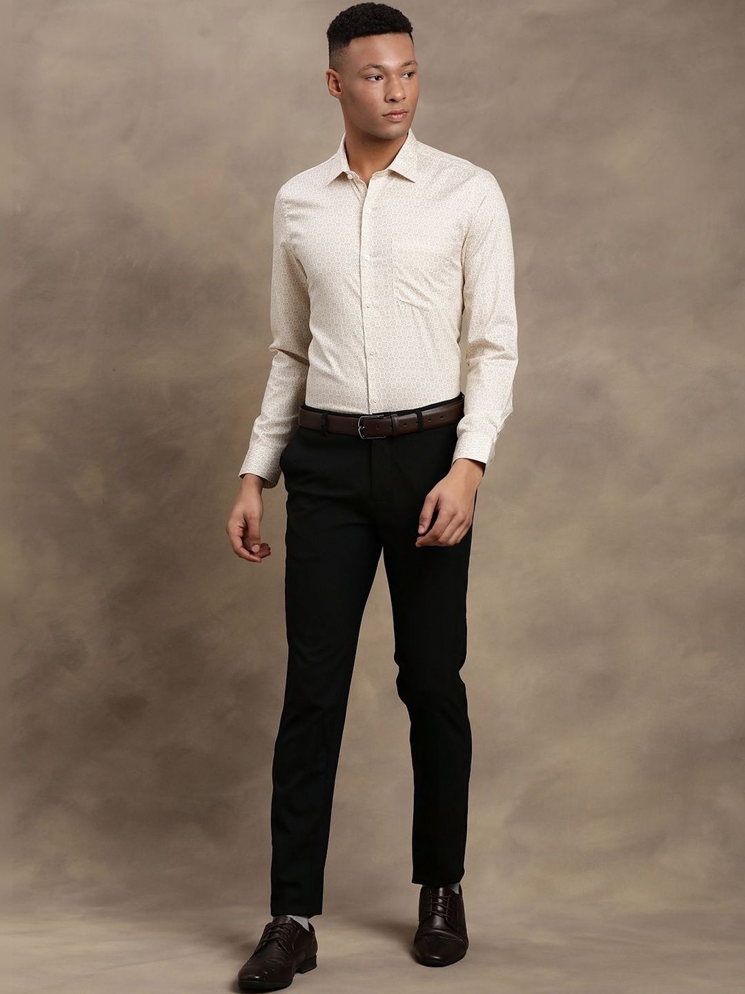 Buy Turtle Men Standard Slim Fit Printed Formal Shirt - Shirts for Men ...
