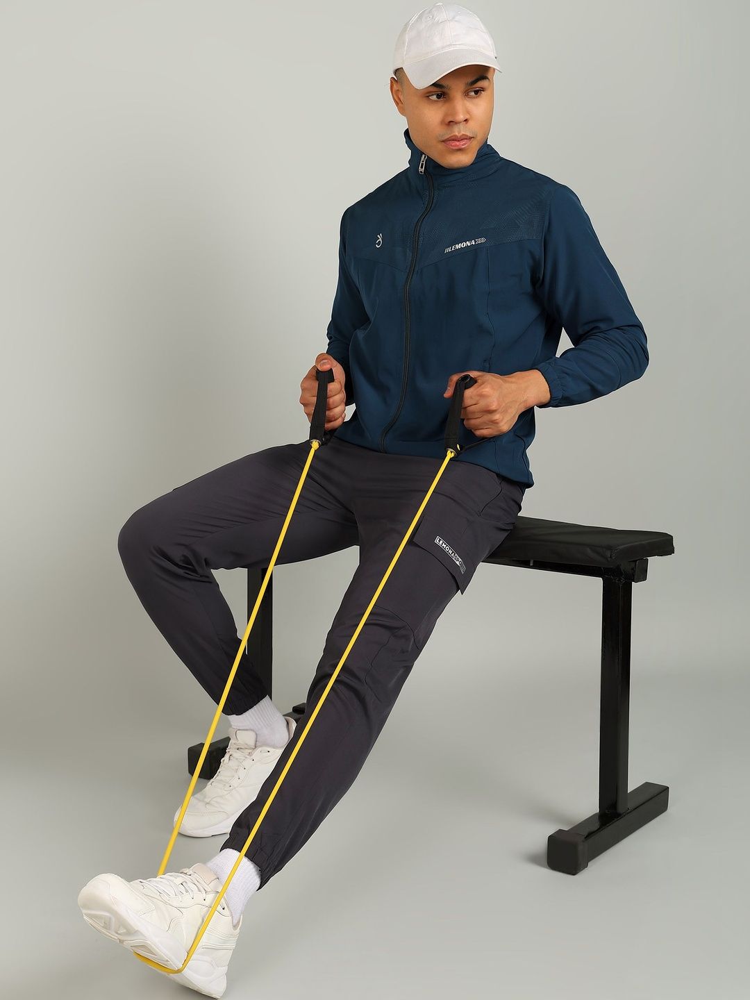 Buy Lemona Men Brand Logo Lightweight Training Or Gym Sporty Jacket ...