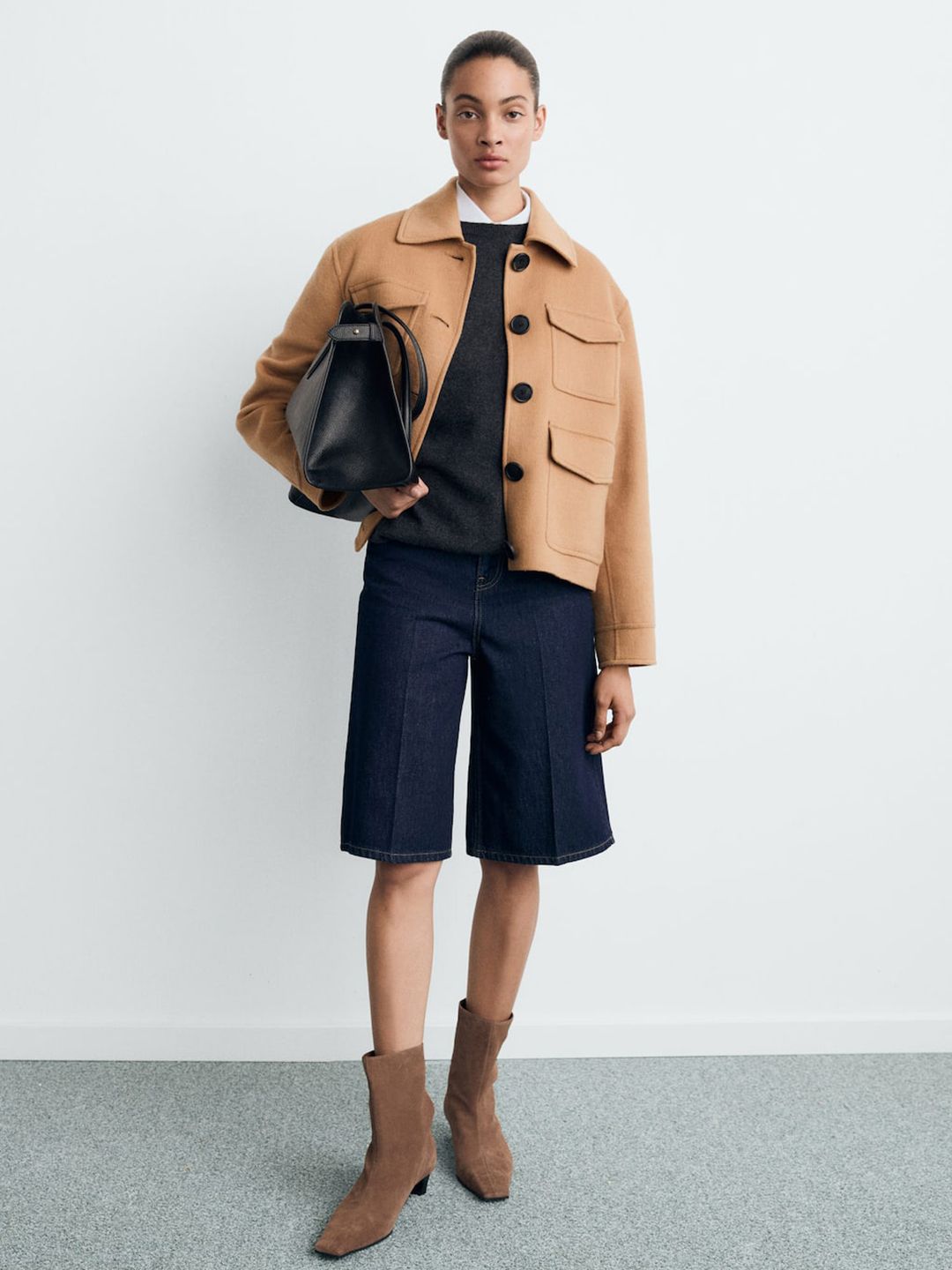 Buy MANGO Wool Tailored Jacket - Jackets for Women 37226701 | Myntra