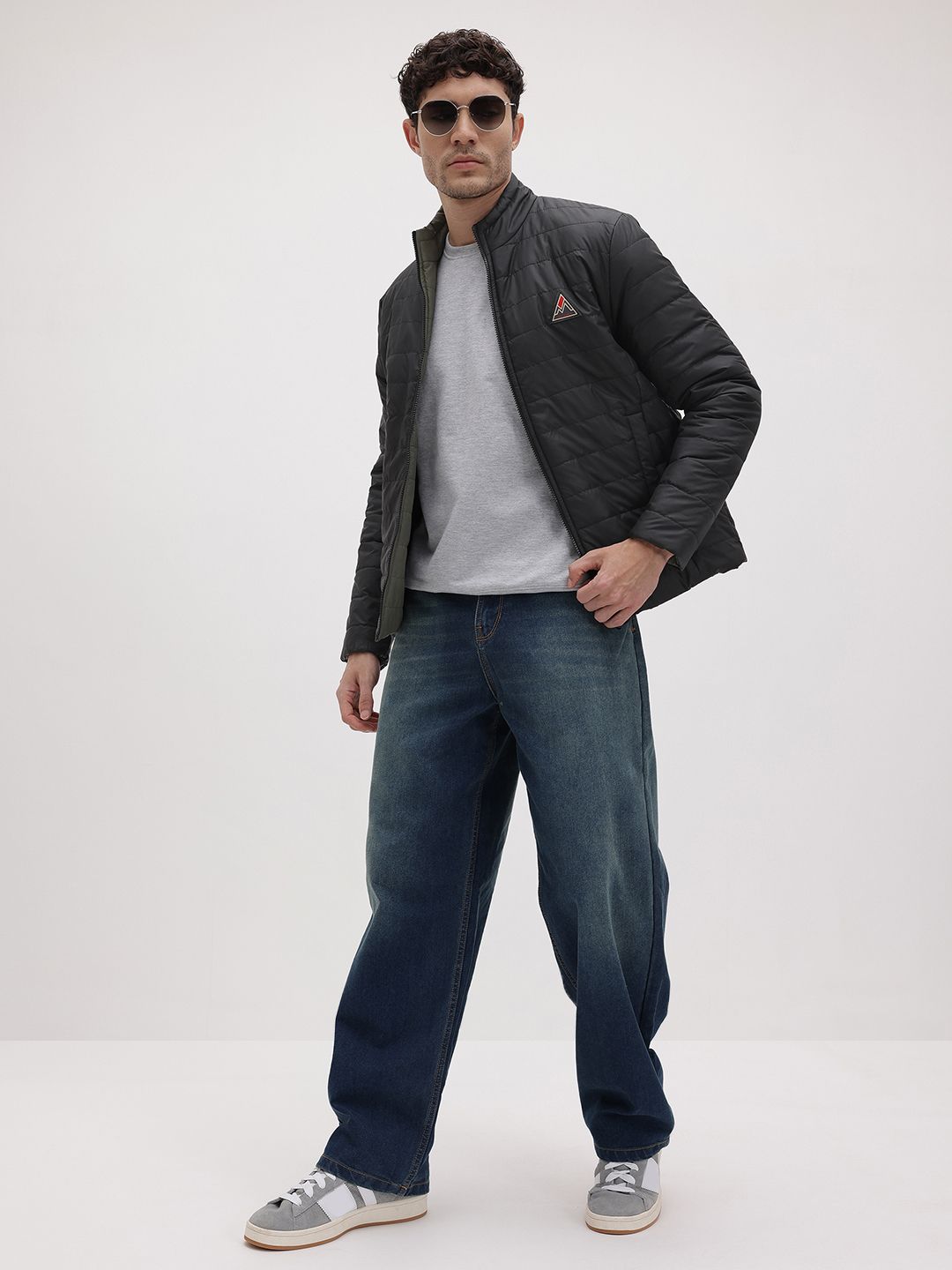 Buy The Roadster Life Co. Typography Detail Reversible Padded Jacket - Jackets for Men 33563540 ...