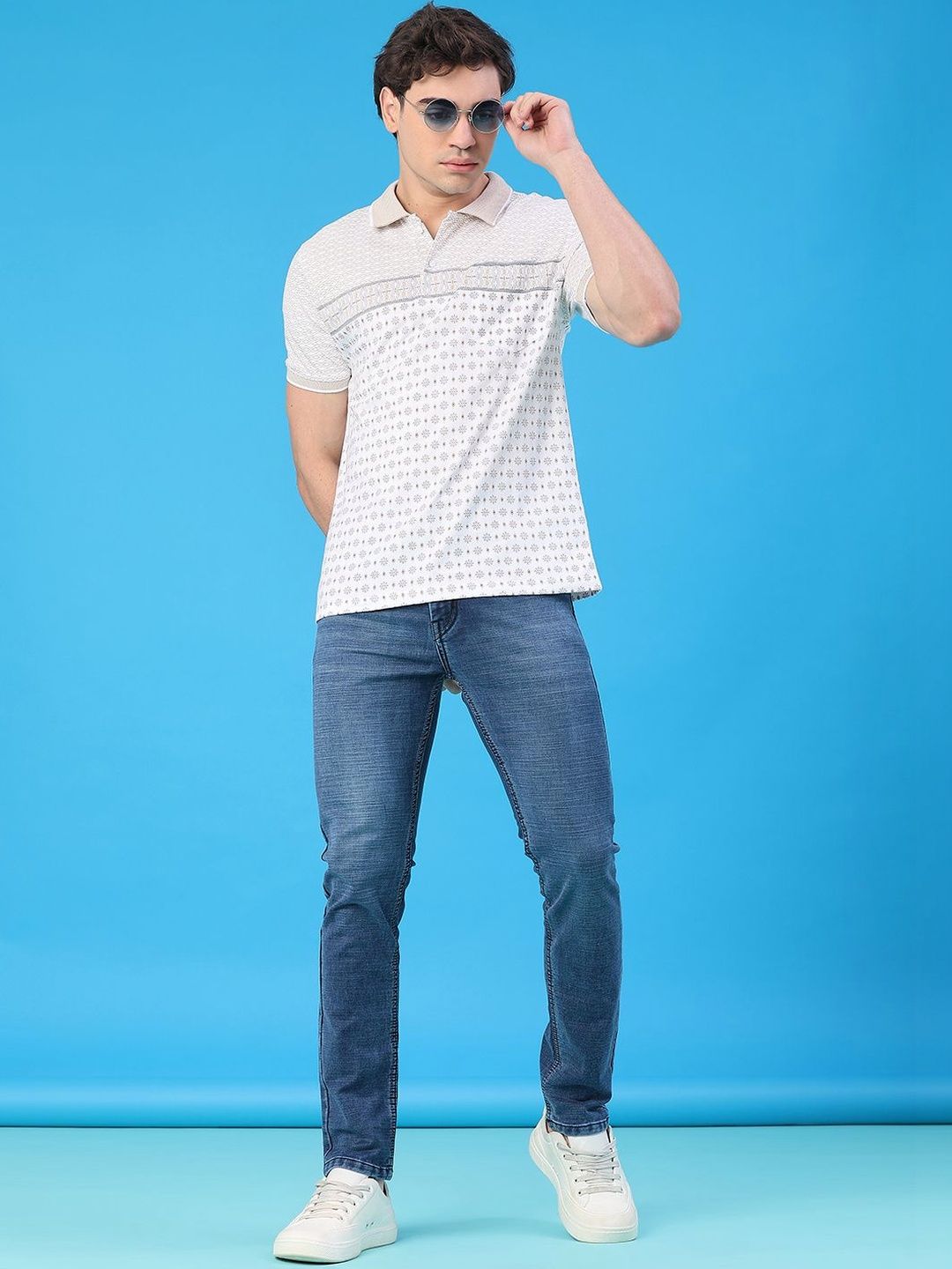 Buy V Mart Men Printed Polo Collar T Shirt - Tshirts for Men 39113574 ...