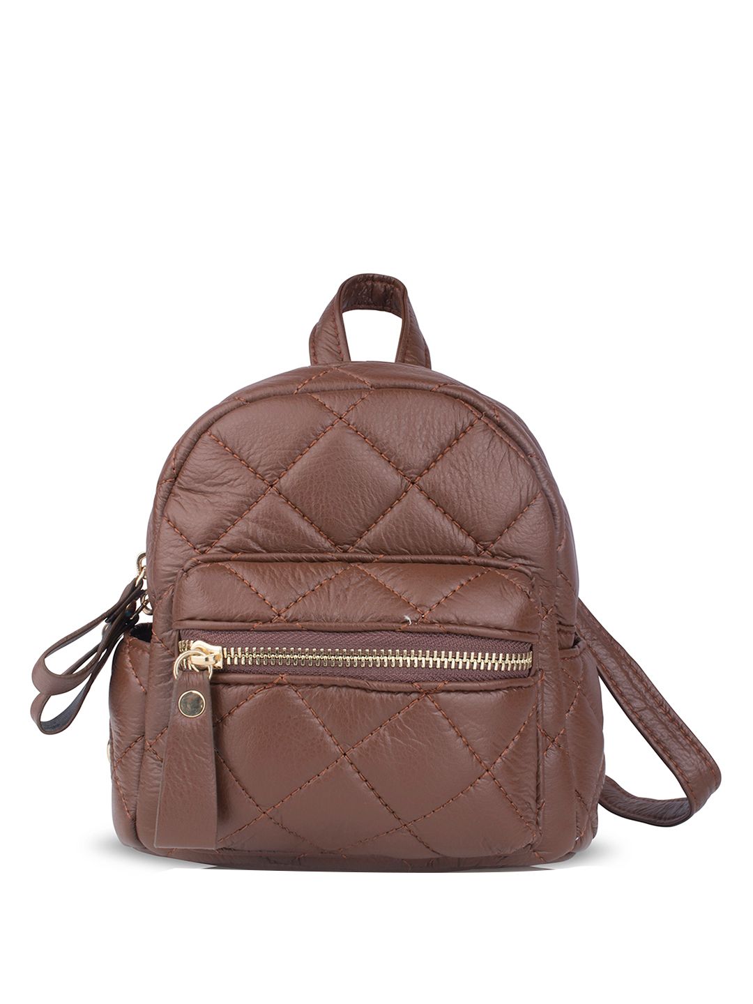 Angeline mini Brown Travel Back Pack for Women perfect for Airport look ...