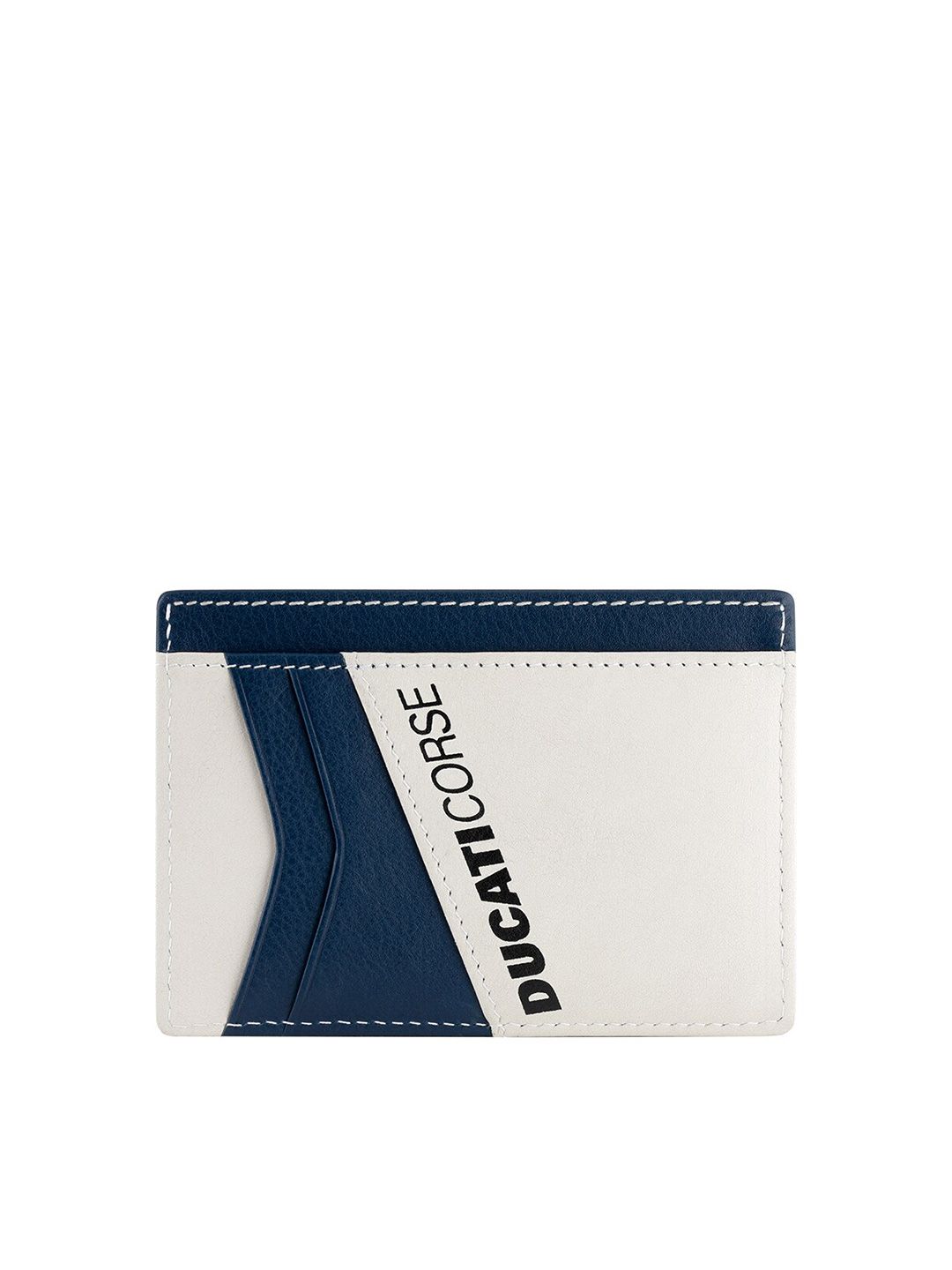 Buy Ducati Corse DUCATI CORSE Men White & Blue Colourblocked Leather ...
