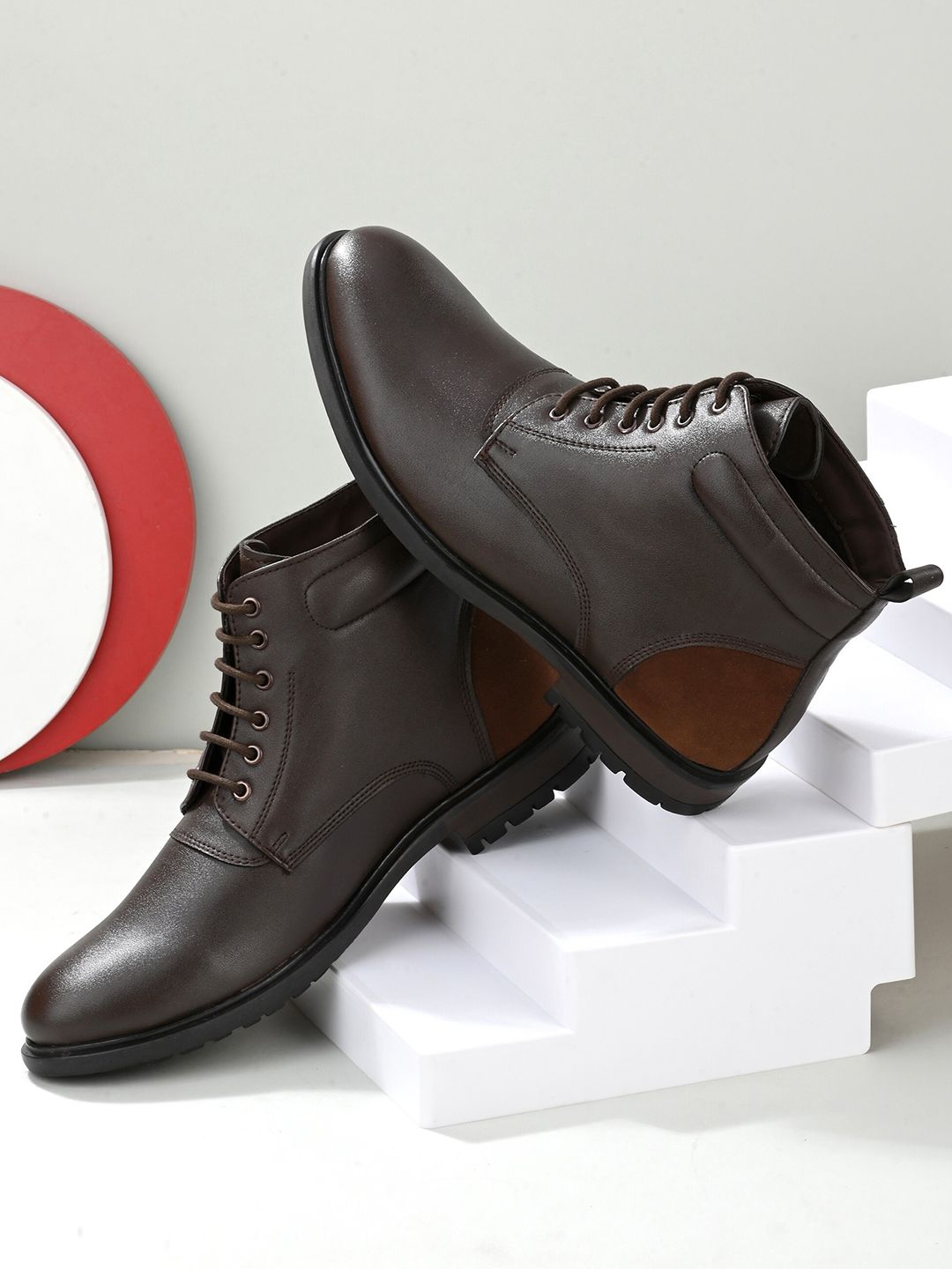 Roadster Men Brown Solid Regular Boots - Price History