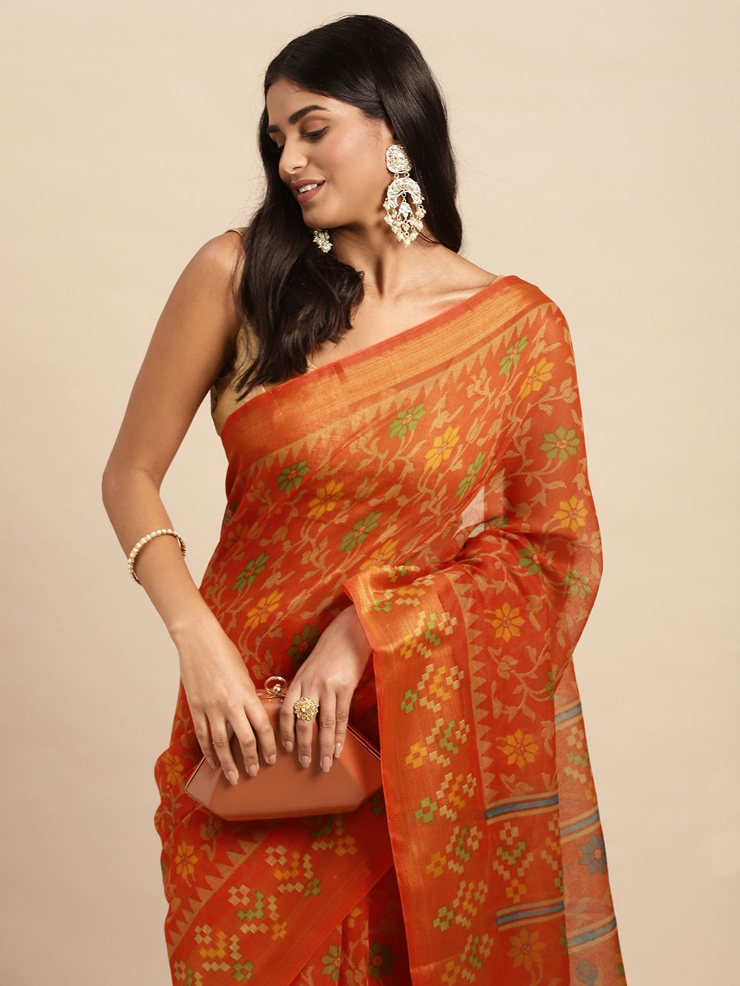 Anouk Ethnic Motifs Sarees Buy Anouk Ethnic Motifs Sarees Online In India