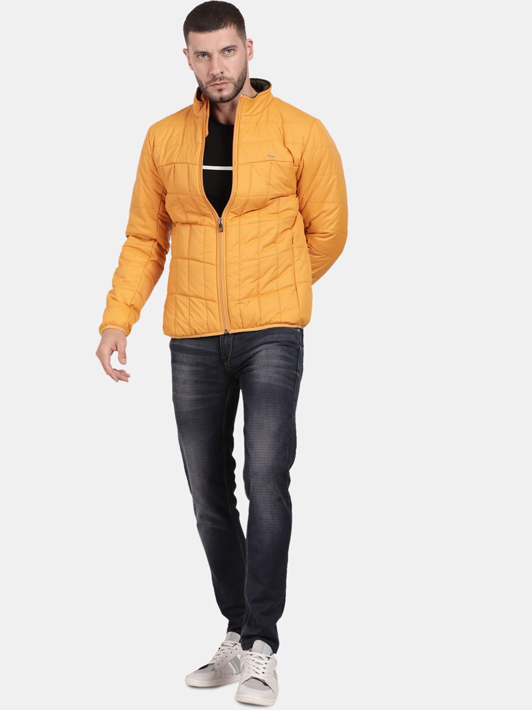 Buy T Base Men Solid Windcheater Padded Jacket - Jackets for Men ...