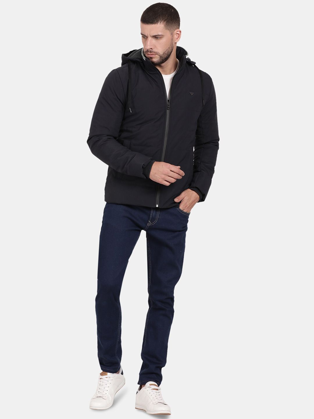 Buy T Base Men Hooded Padded Jacket - Jackets for Men 21314124 | Myntra