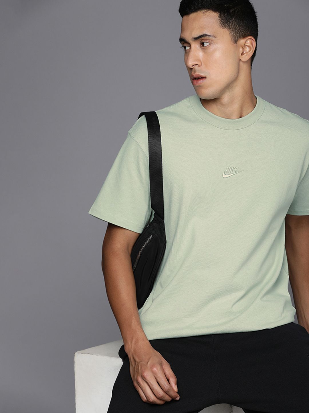 Nike Brand Logo Pure Cotton PREM ESSNTL SUST T-shirt - Price History