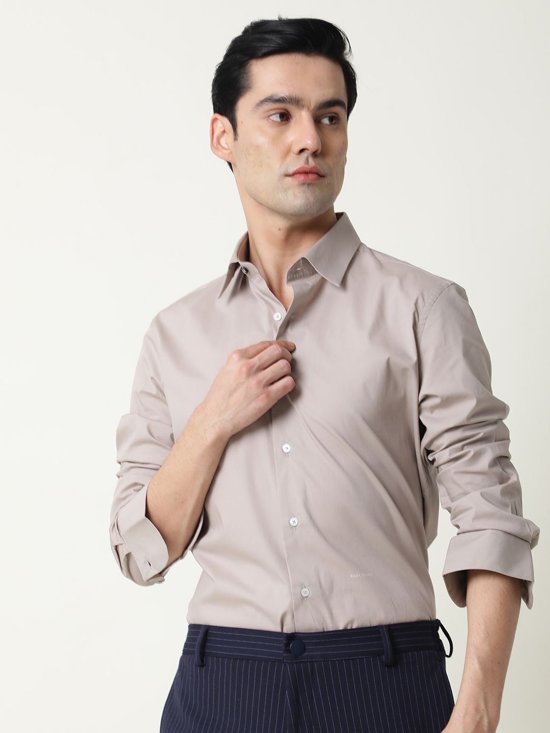 RARE RABBIT Men Slim Fit Formal Cotton Shirt - Price History
