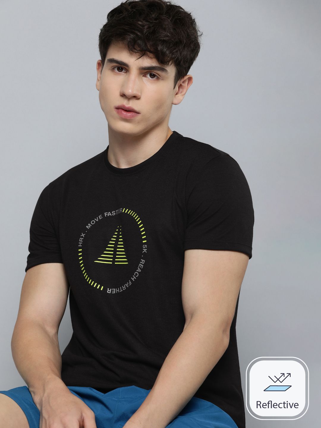 HRX by Hrithik Roshan Printed Running T-shirt - Price History