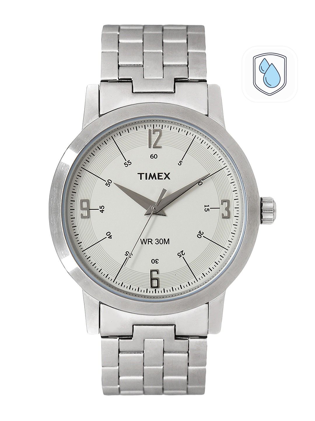 Timex Men Silver-Toned Analogue Watch - TI000T10500 - Price History