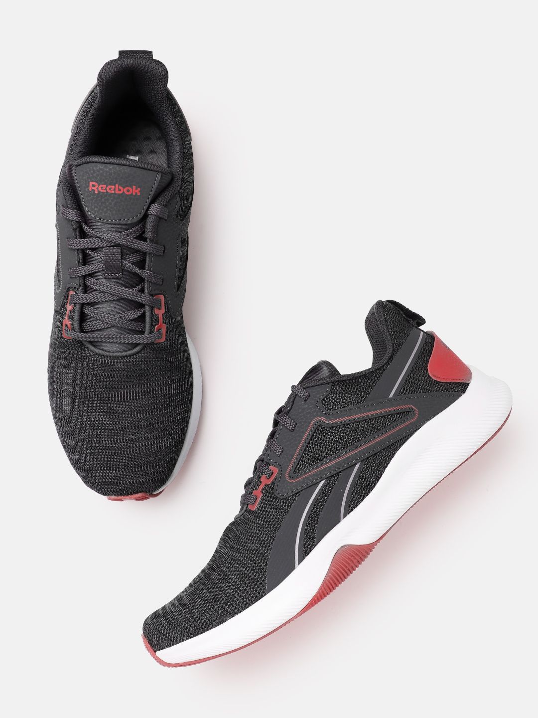 Reebok Men Woven Design Graphite Running Shoes - Price History