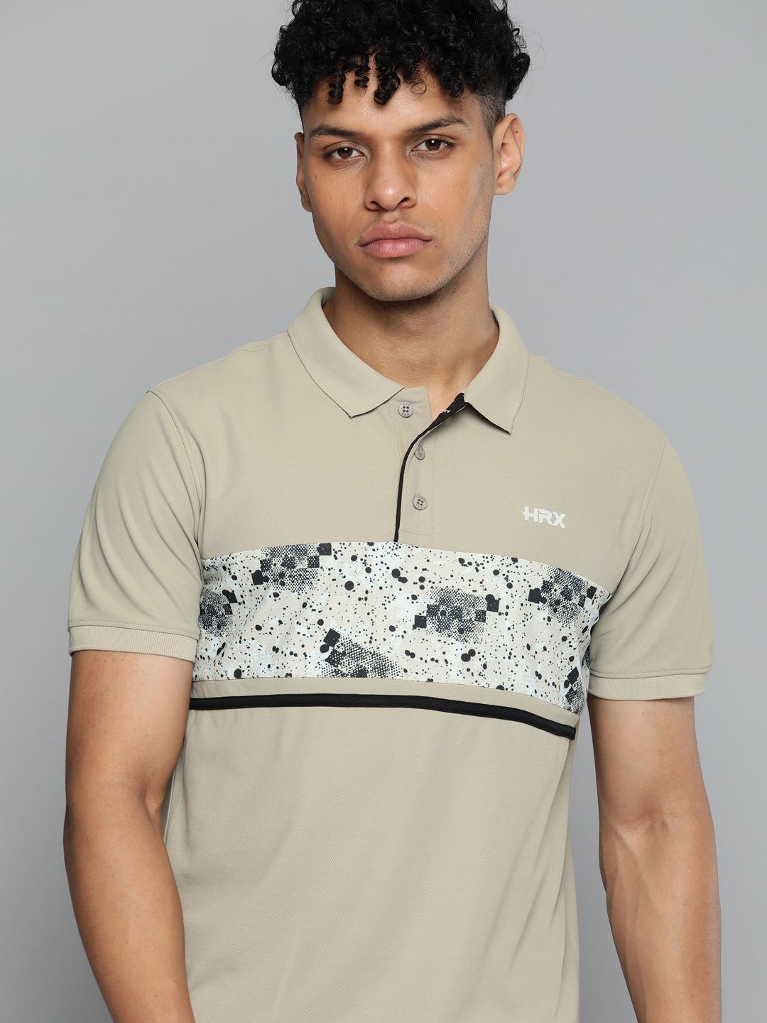 HRX by Hrithik Roshan Printed Rapid-Dry Polo Collar T-shirt - Price History