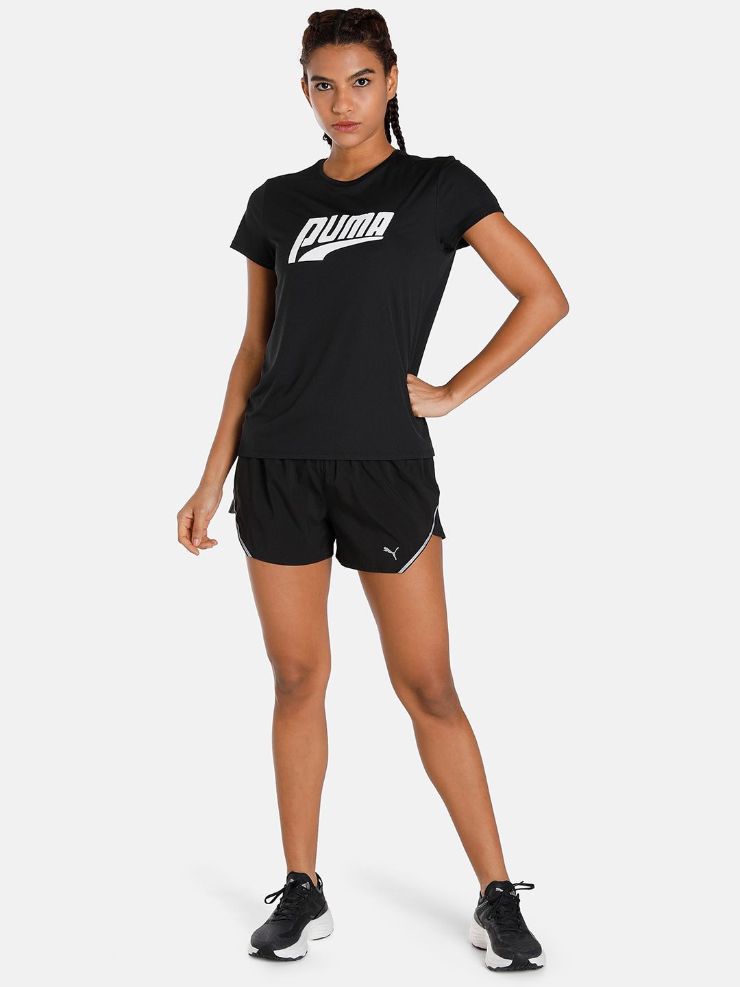 Buy Puma RUN LOGO Printed T Shirt - Tshirts for Women 21887854 | Myntra
