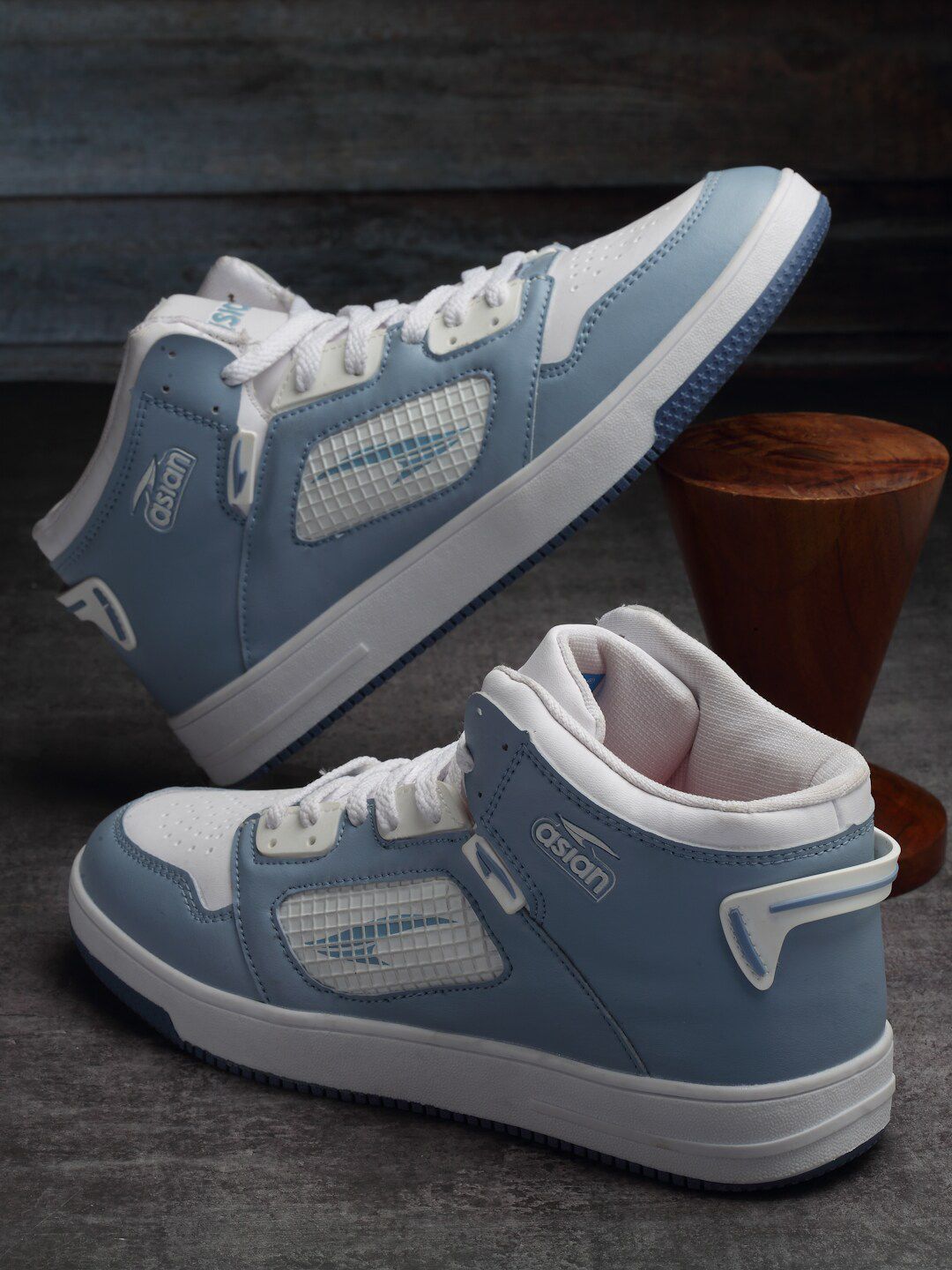 ASIAN Men's TARZAN-02 Casual White Sneaker High Neck Shoes for Men I ...