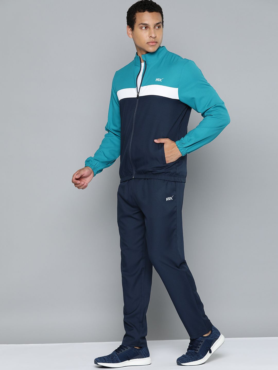 HRX by Hrithik Roshan Men Colourblocked Running Tracksuit - Price History