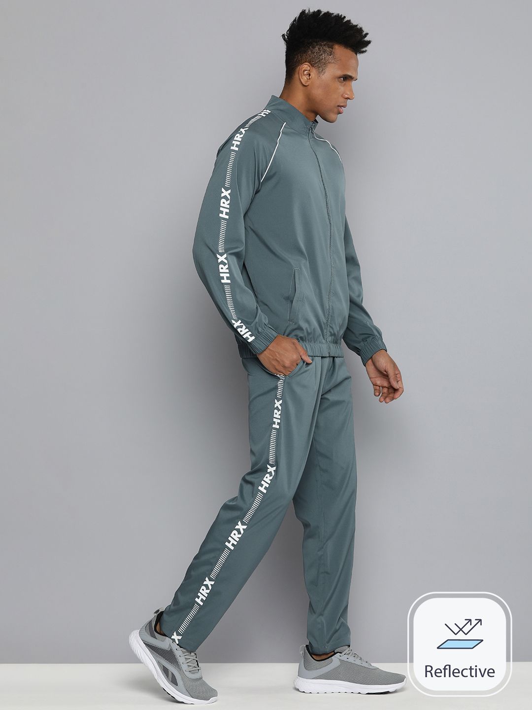 HRX by Hrithik Roshan Men Regular Fit Rapid-Dry Running Tracksuit ...