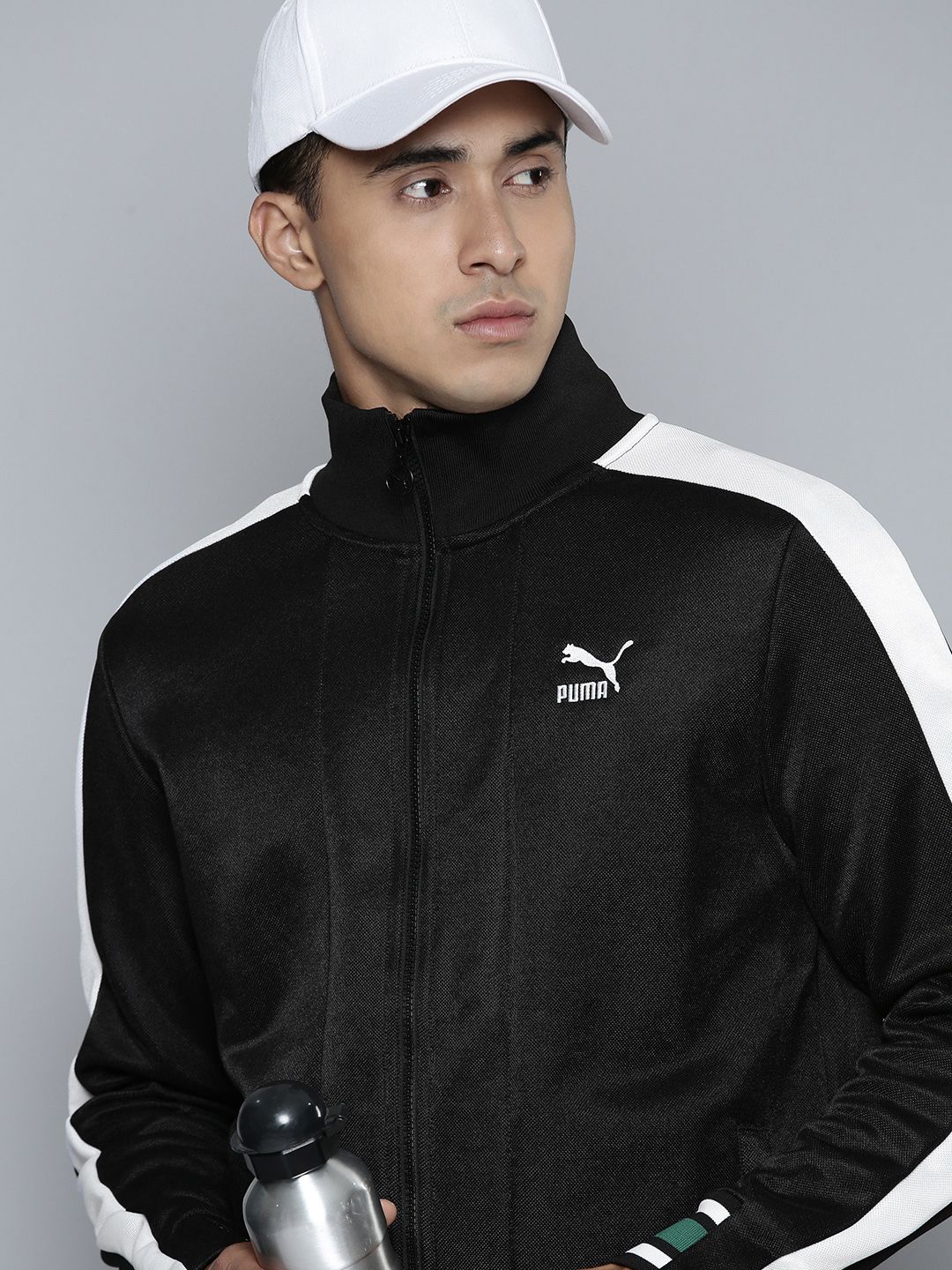 Puma Brand Logo Printed Outdoor T7 ARCHIVE REMASTER Bomber Jacket ...